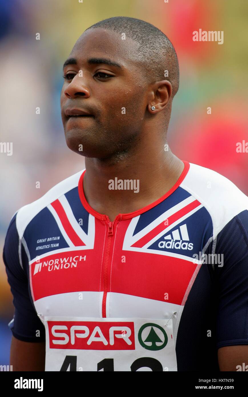 MARK LEWIS-FRANCIS 100 METRES ULLEVI STADIUM GOTEBORG SWEDEN 07 August ...