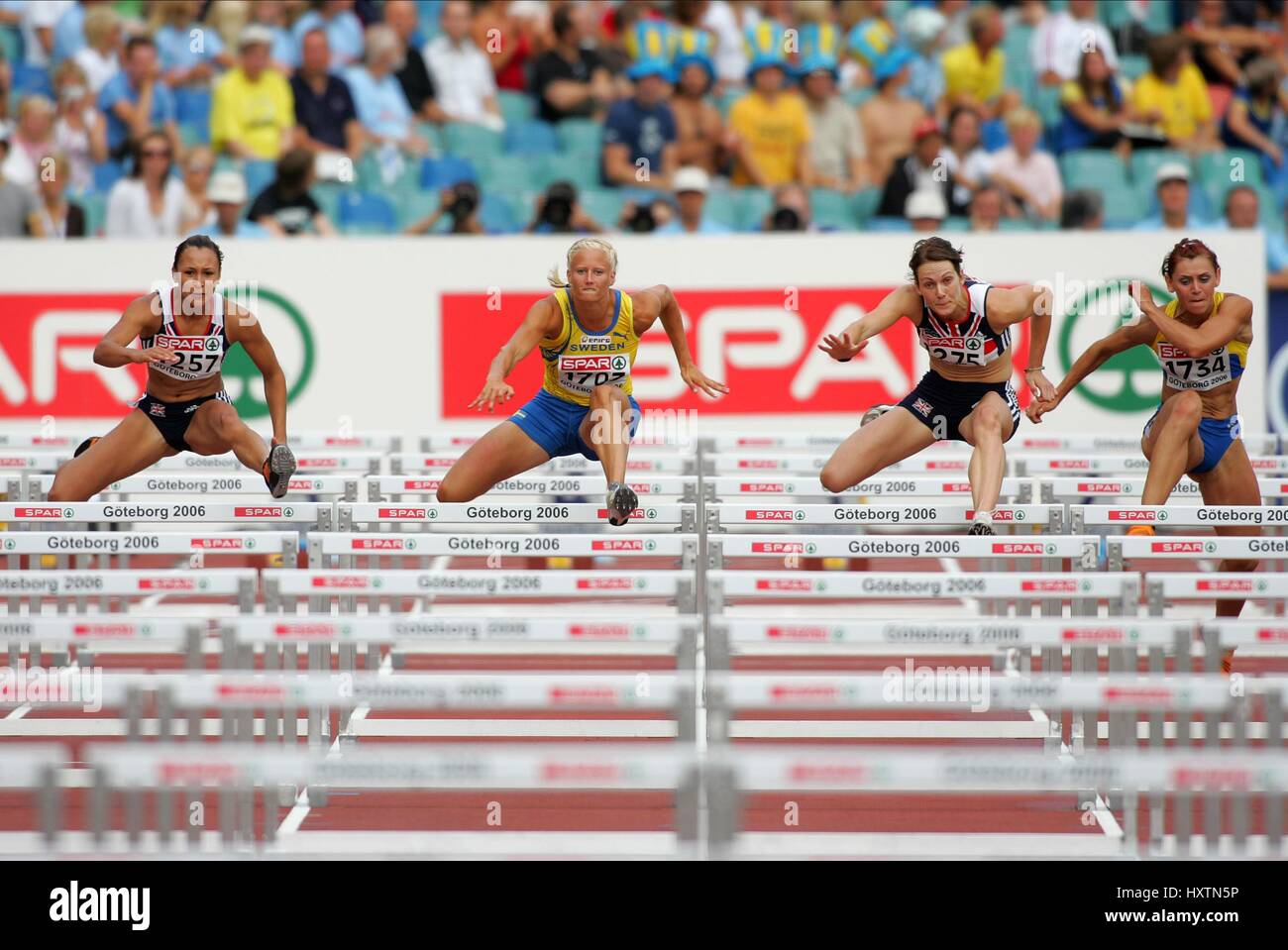 ENNIS KLUFT & SOTHERTON EUROPEAN ATHLETICS DAY ONE ULLEVI STADIUM ...