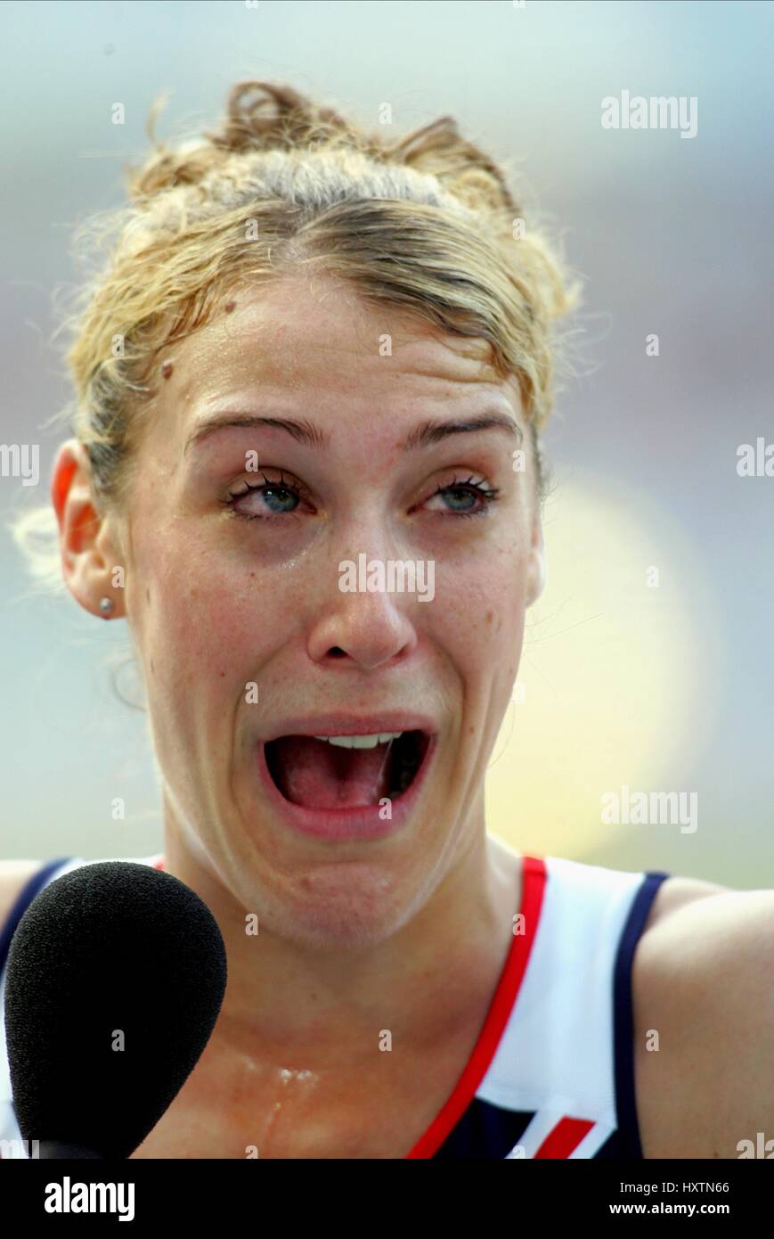 AMANDA PRITCHARD IN TEARS EUROPEAN ATHLETICS DAY ONE ULLEVI STADIUM ...