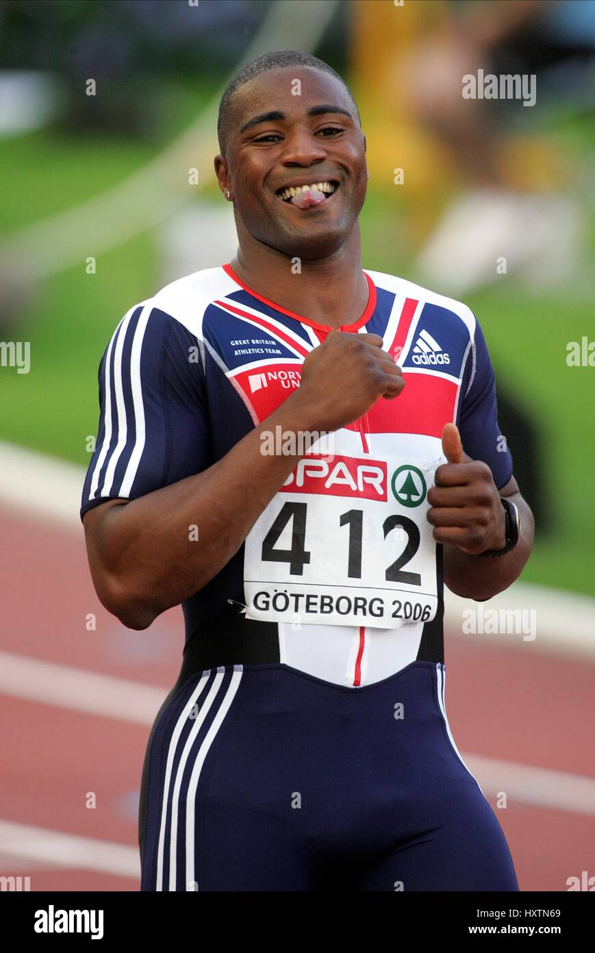 MARK LEWIS-FRANCIS 100 METRES ULLEVI STADIUM GOTEBORG SWEDEN 07 August ...