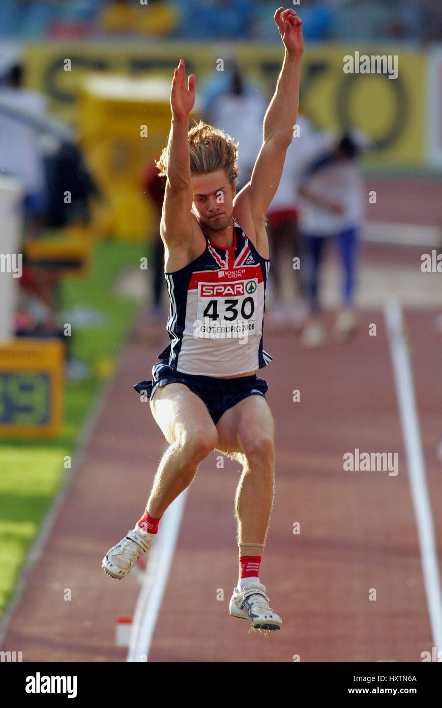 CHRIS TOMLINSON LONG JUMP ULLEVI STADIUM GOTEBORG SWEDEN 07 August 2006 ...