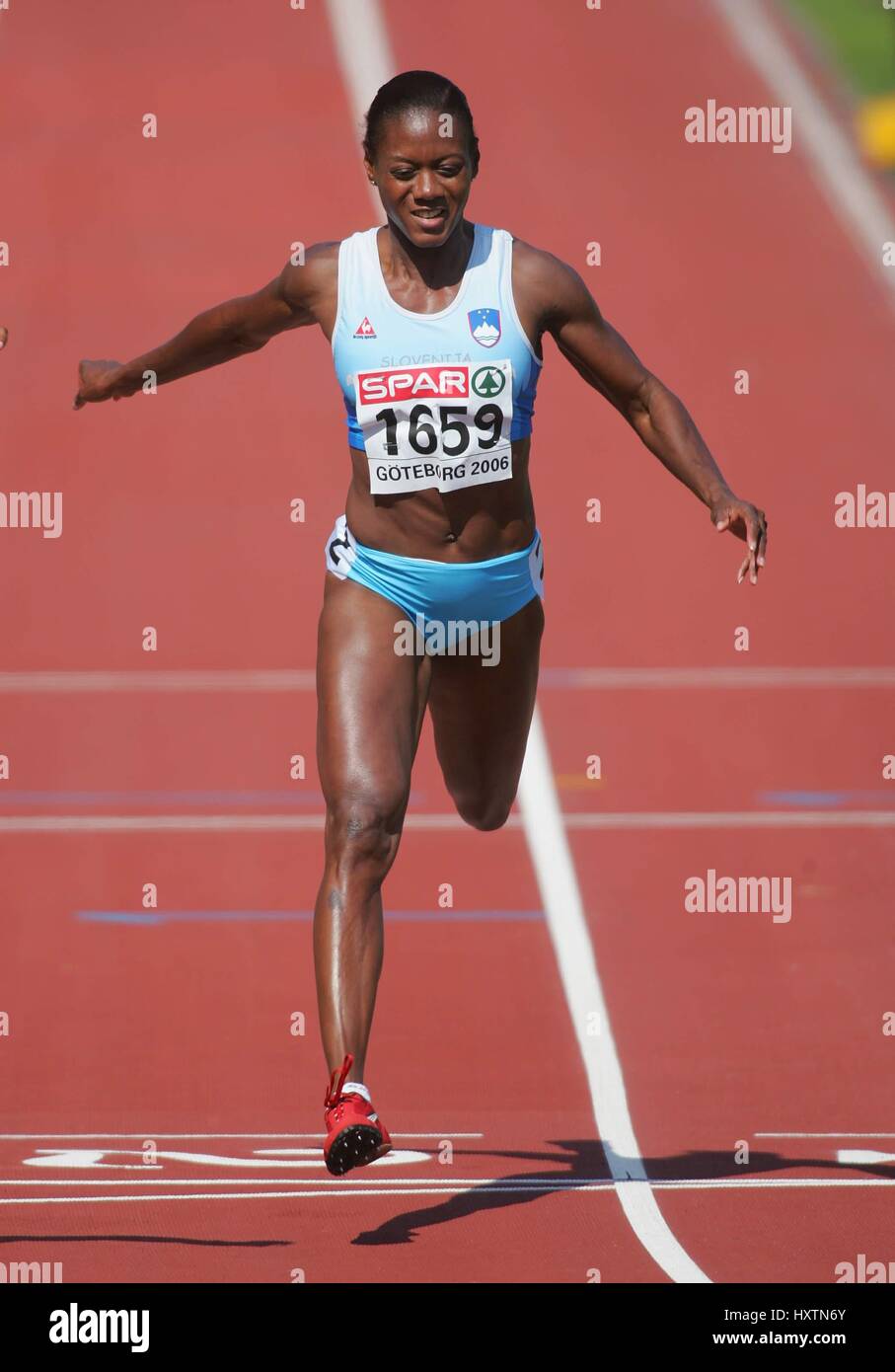 MERLENE OTTEY 100 METRES ULLEVI STADIUM GOTEBORG SWEDEN 08 August 2006 ...