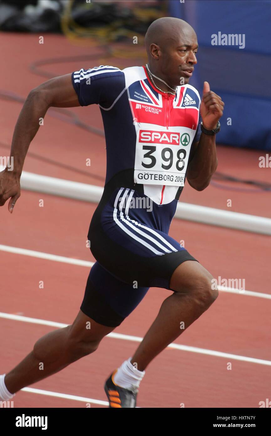 MARLON DEVONISH 200 METRES ULLEVI STADIUM GOTEBORG SWEDEN 09 August ...