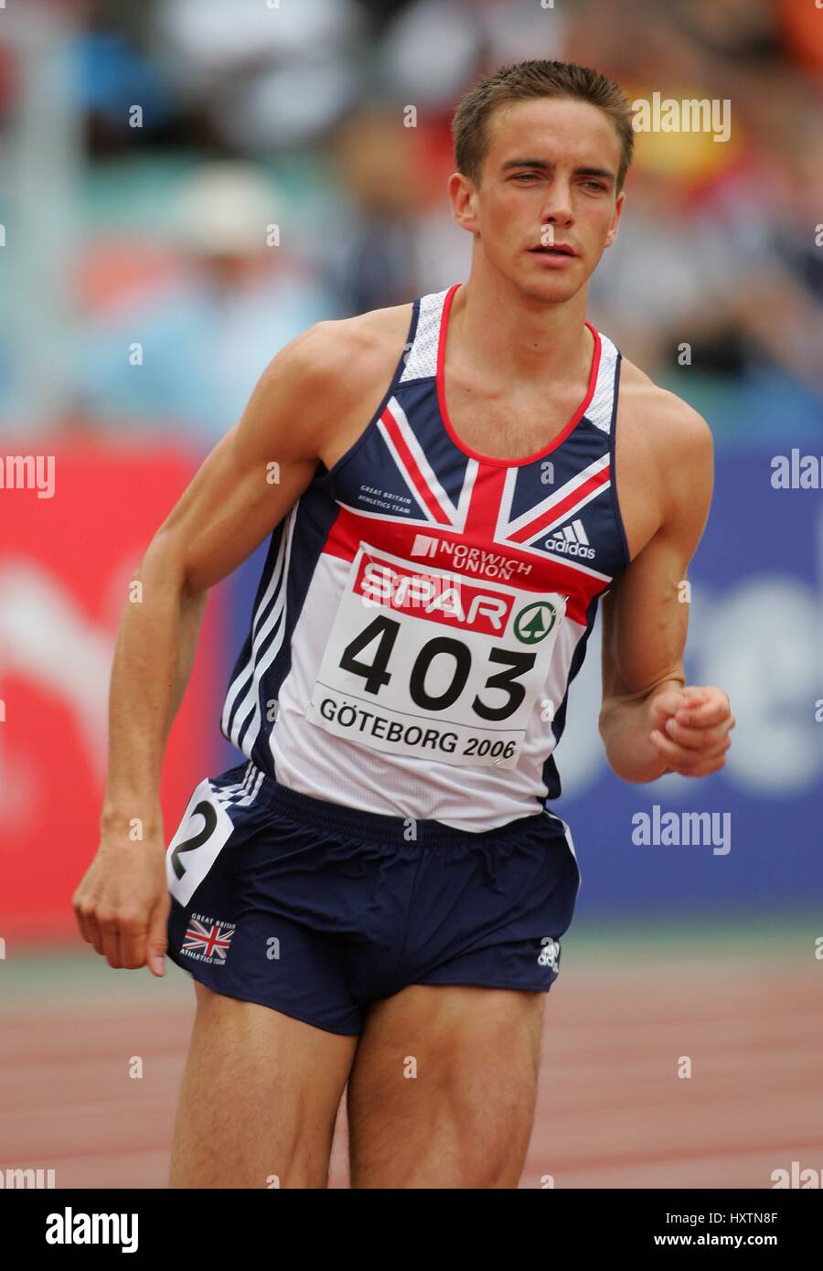 SAM ELLIS 800 METRES ULLEVI STADIUM GOTEBORG SWEDEN 10 August 2006 ...