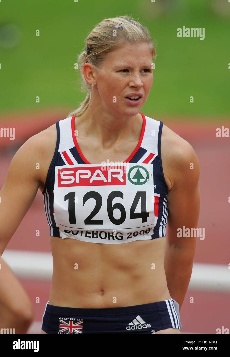 SARA MCGREAVY 100 METRE HURDLES ULLEVI STADIUM GOTEBORG SWEDEN 10 ...