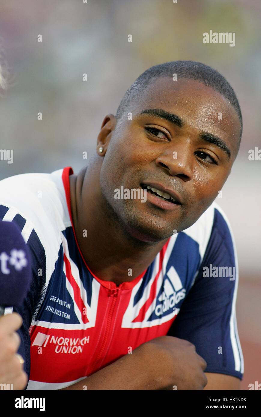 MARK LEWIS-FRANCIS 100 METRES ULLEVI STADIUM GOTEBORG SWEDEN 07 August ...