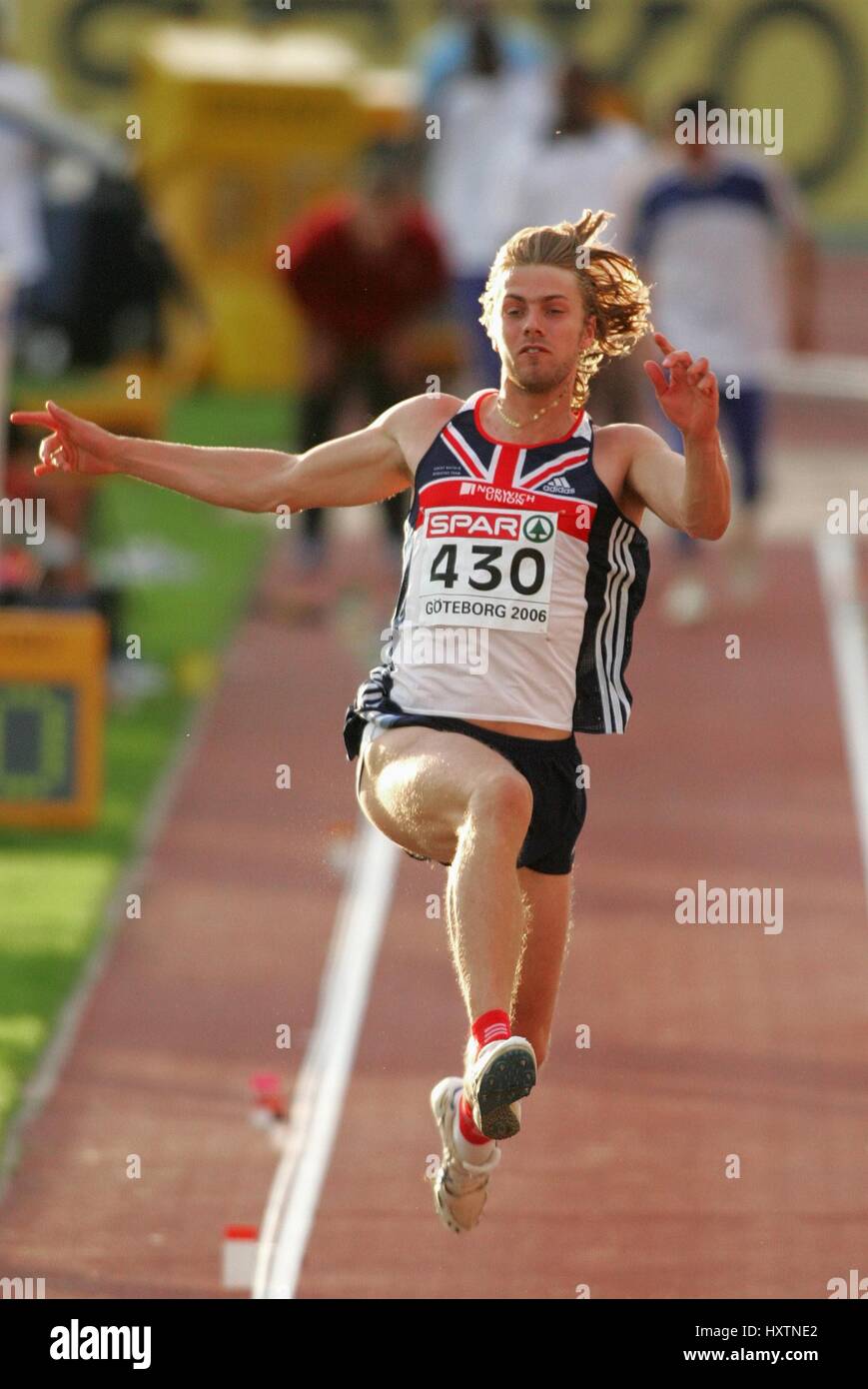 CHRIS TOMLINSON LONG JUMP ULLEVI STADIUM GOTEBORG SWEDEN 07 August 2006 ...