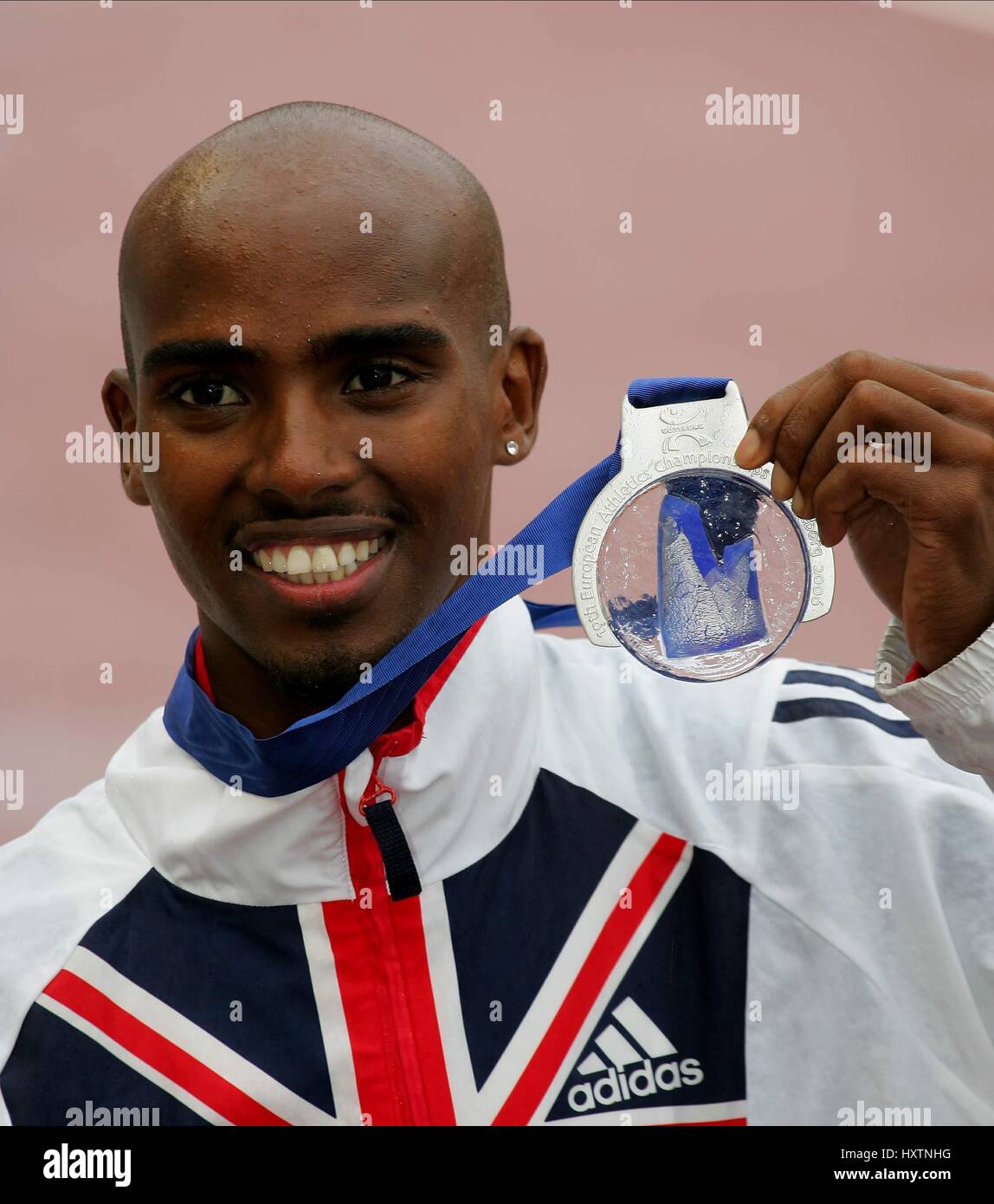 MOHAMMED FARAH WITH SILVER 5000 METRES ULLEVI STADIUM GOTEBORG SWEDEN ...