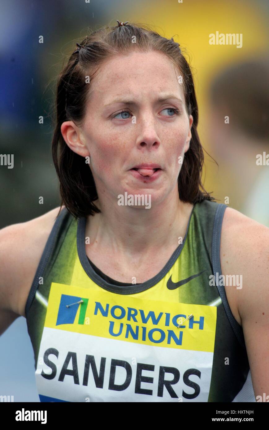 NICOLA SANDERS WINS 300 METRES GLASGOW ATHLETICS GRAND PRIX SCOTSTOUN ...