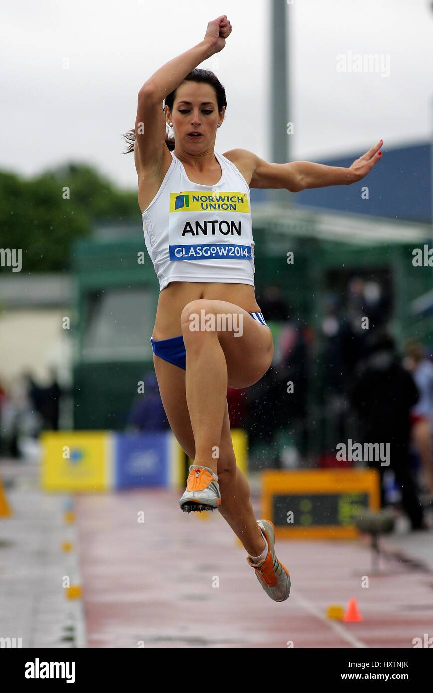ADINA ANTON LONG JUMP SCOTSTOUN STADIUM GLASGOW SCOTLAND 03 June 2007 ...