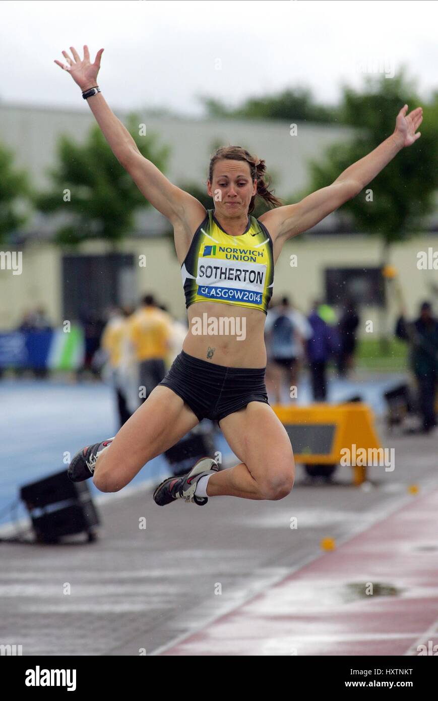 KELLY SOTHERTON LONG JUMP SCOTSTOUN STADIUM GLASGOW SCOTLAND 03 June ...