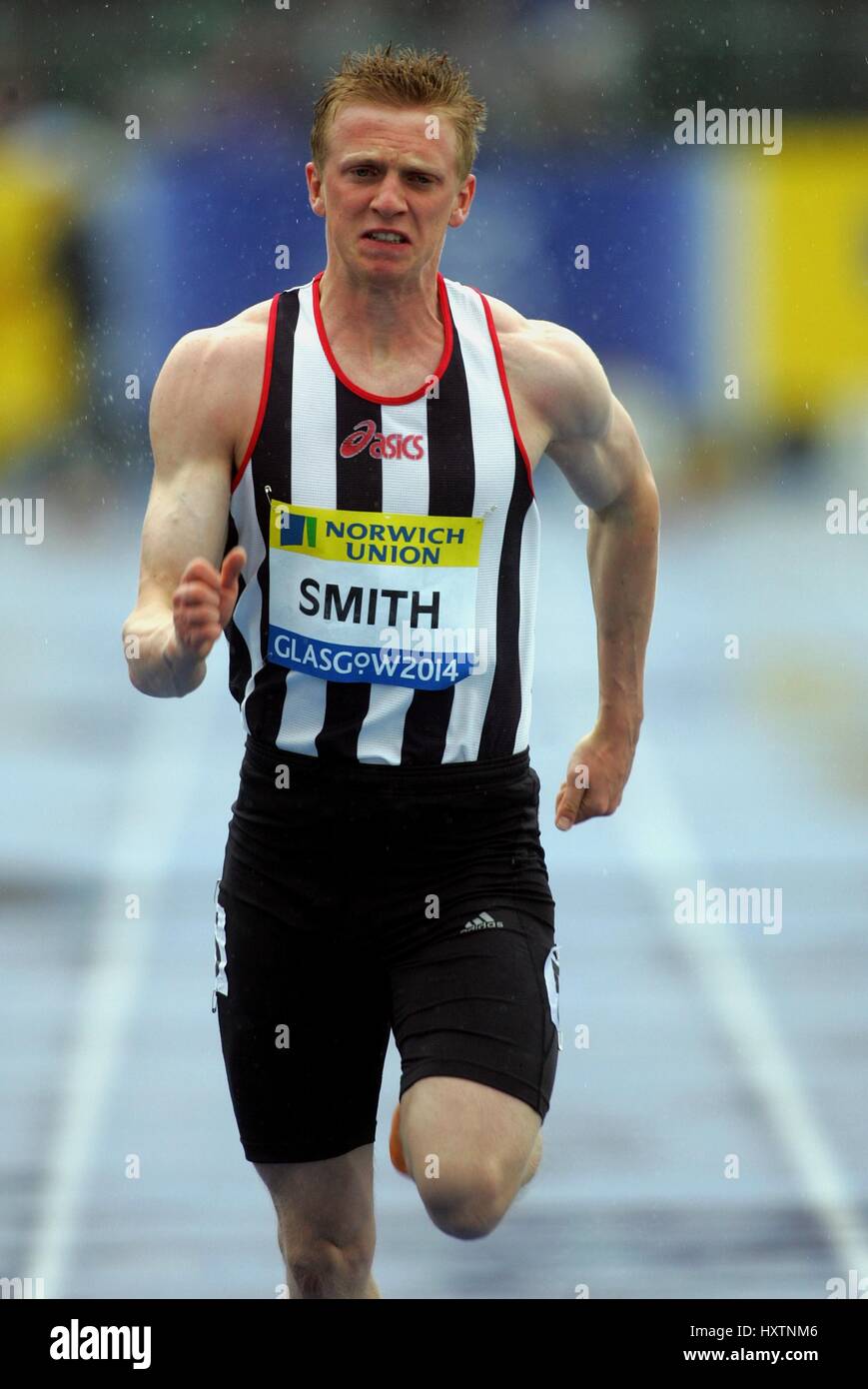 NICHOLAS SMITH 100 METRES SCOTSTOUN STADIUM GLASGOW SCOTLAND 03 June 2007 Stock Photo - Alamy