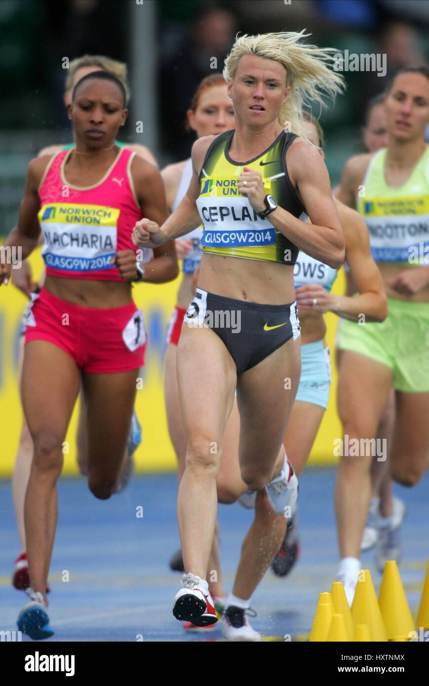 JOLANDA CEPLAK 1000 METRES SCOTSTOUN STADIUM GLASGOW SCOTLAND 03 June 2007 Stock Photo - Alamy