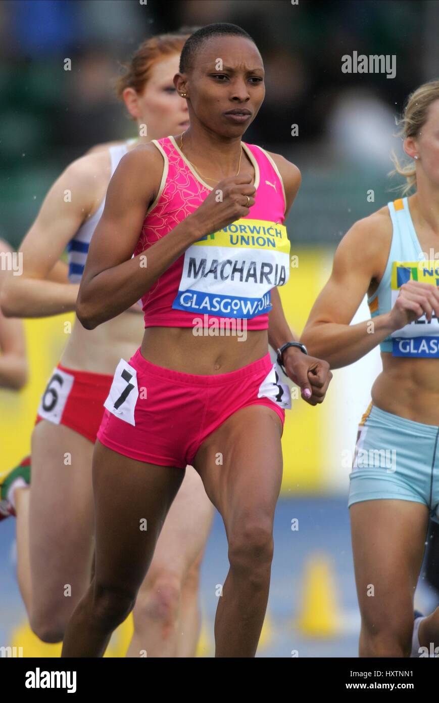 FAITH MACHARIA 1000 METRES SCOTSTOUN STADIUM GLASGOW SCOTLAND 03 June 2007 Stock Photo - Alamy