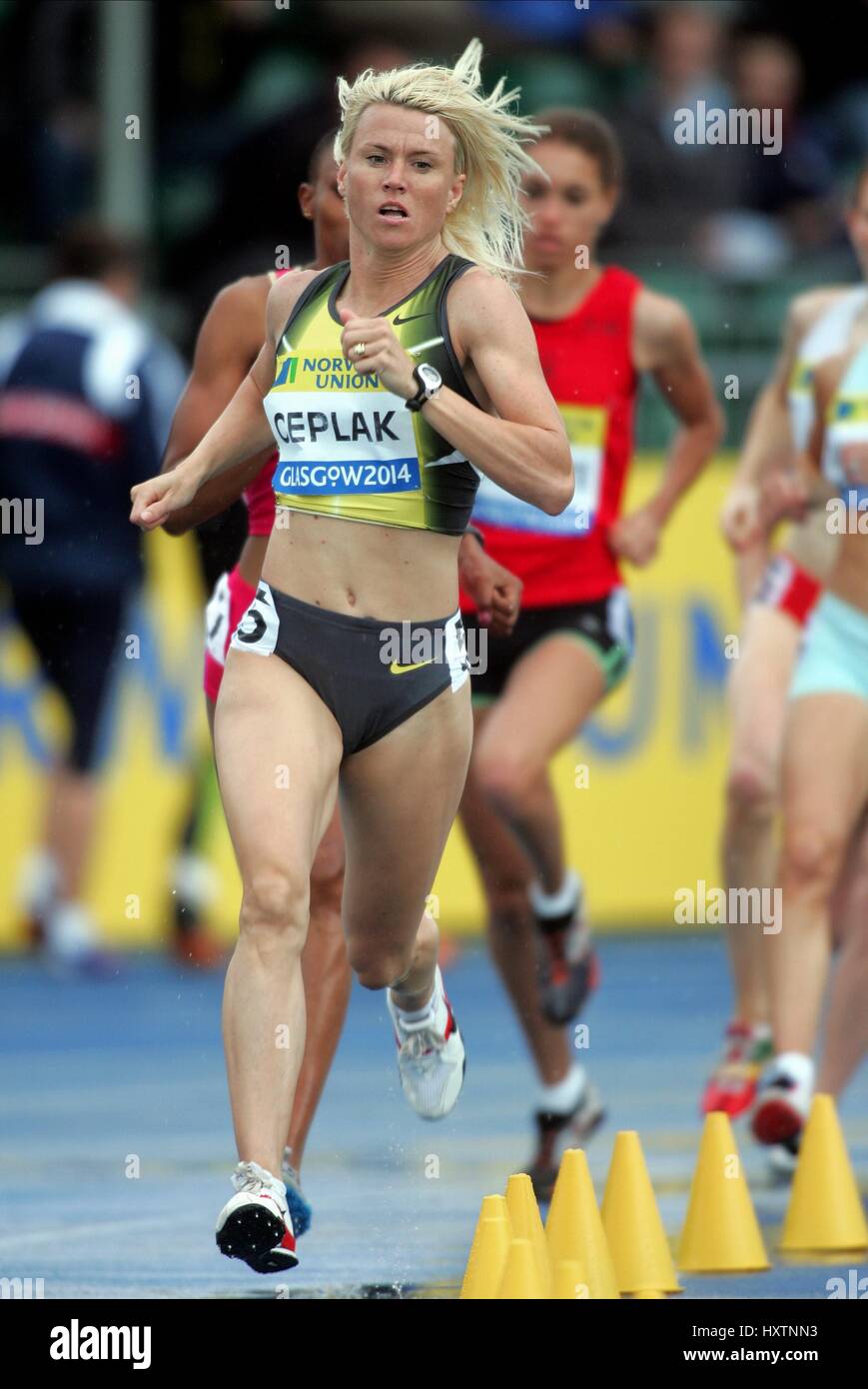 JOLANDA CEPLAK 1000 METRES SCOTSTOUN STADIUM GLASGOW SCOTLAND 03 June 2007 Stock Photo - Alamy
