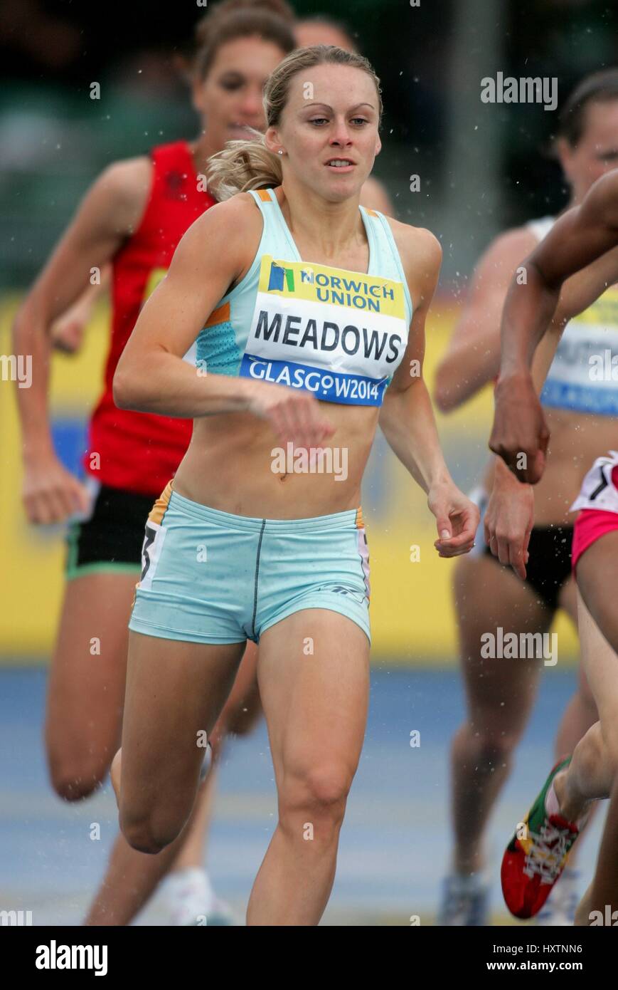 JENNIFER MEADOWS 1000 METRES SCOTSTOUN STADIUM GLASGOW SCOTLAND 03 June 2007 Stock Photo - Alamy
