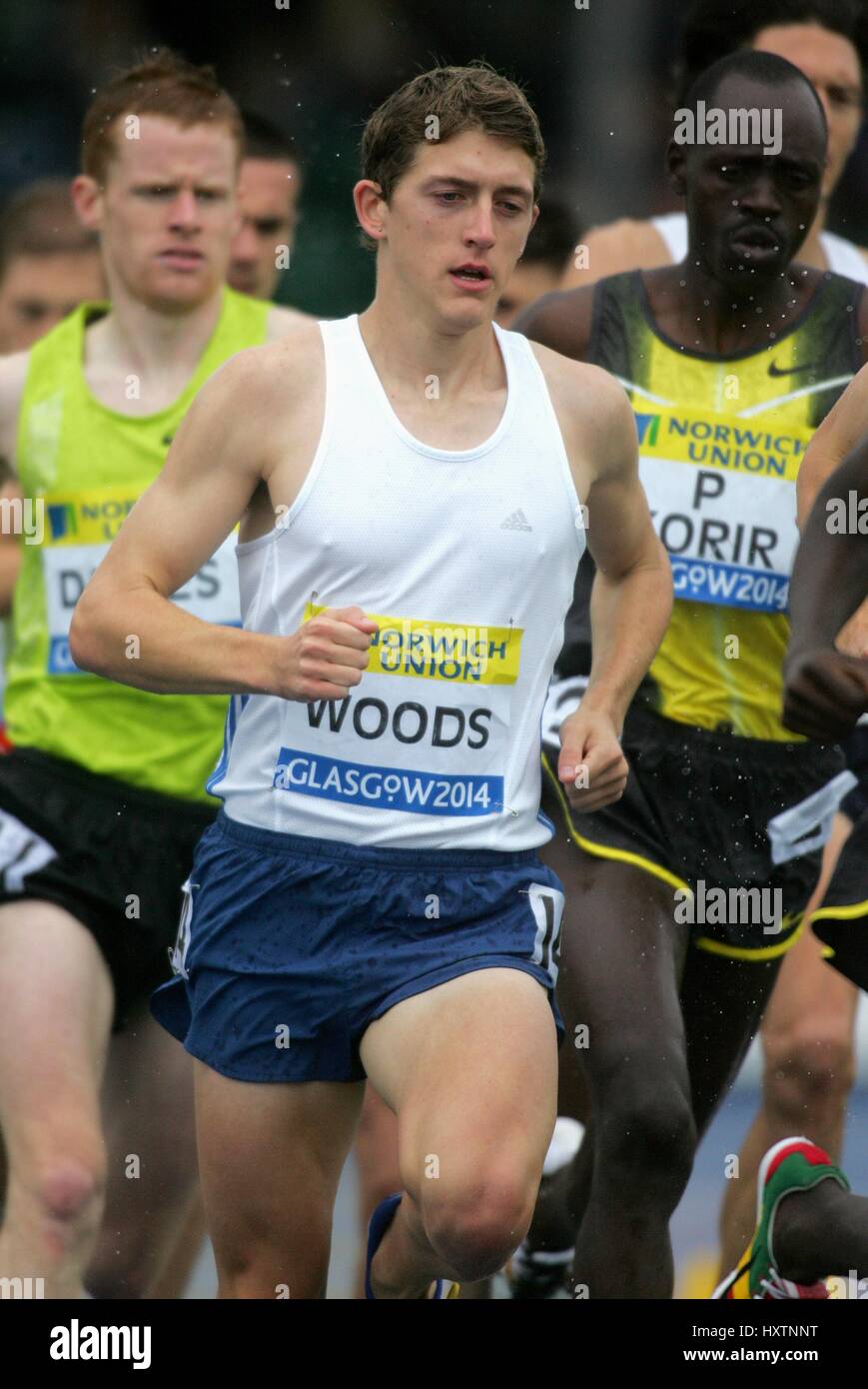 BRAD WOODS 1500 METRES SCOTSTOUN STADIUM GLASGOW SCOTLAND 03 June 2007 Stock Photo - Alamy