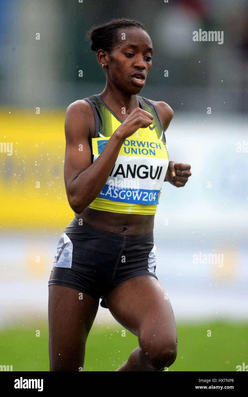 NANCY WANGUI 5000 METRES SCOTSTOUN STADIUM GLASGOW SCOTLAND 03 June 2007 Stock Photo - Alamy