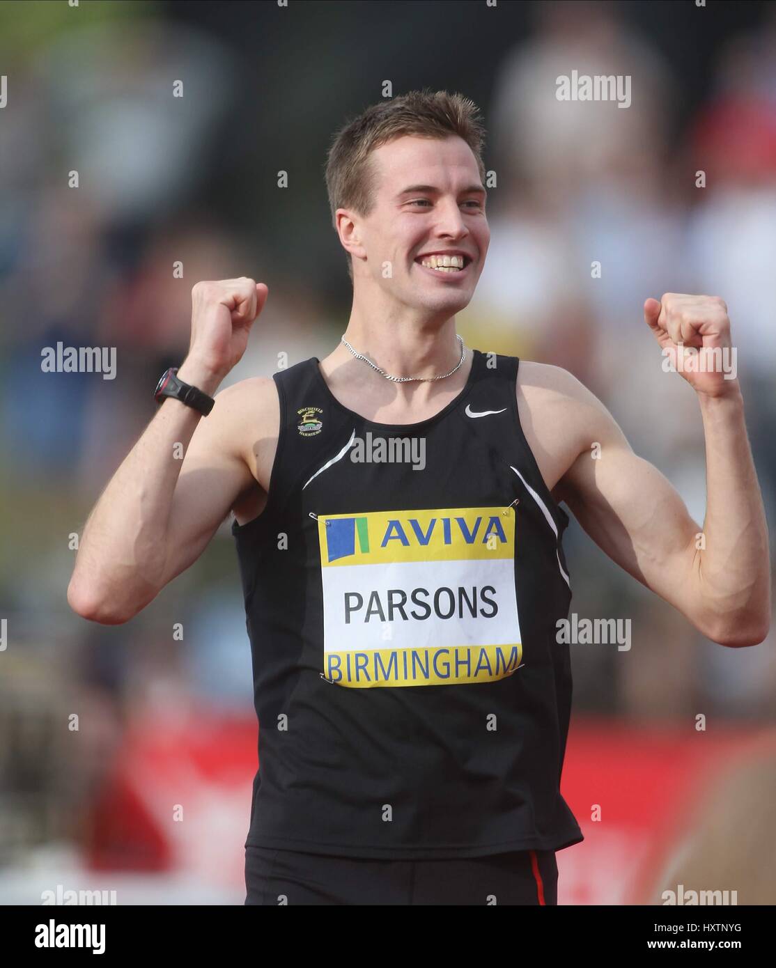 TOM PARSONS WINS HIGH JUMP OLYMPIC TRIALS ALEXANDER STADIUM BIRMINGHAM ...