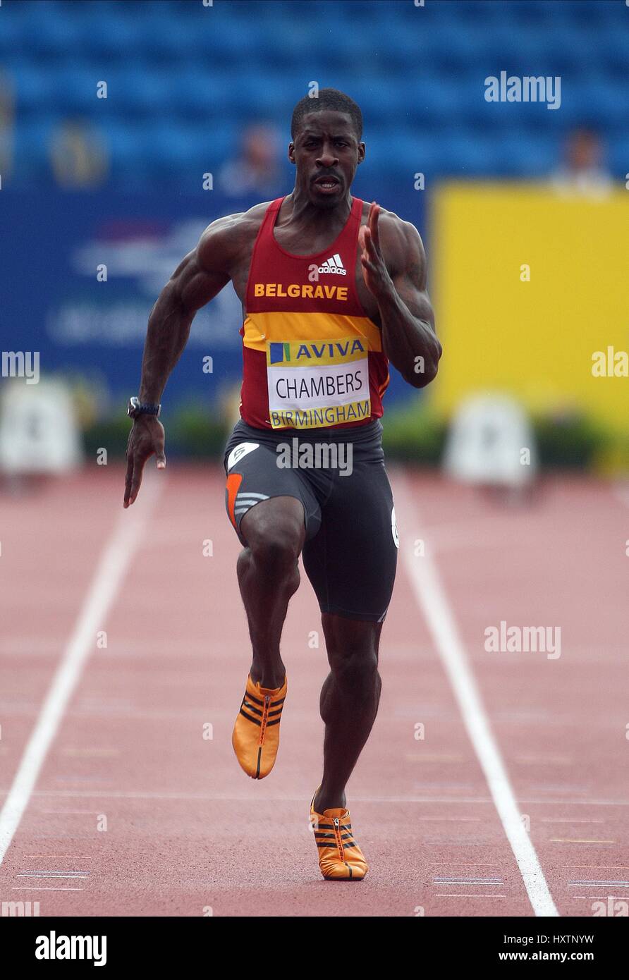 DWAIN CHAMBERS 100 METRES ALEXANDER STADIUM BIRMINGHAM ENGLAND 11 July ...