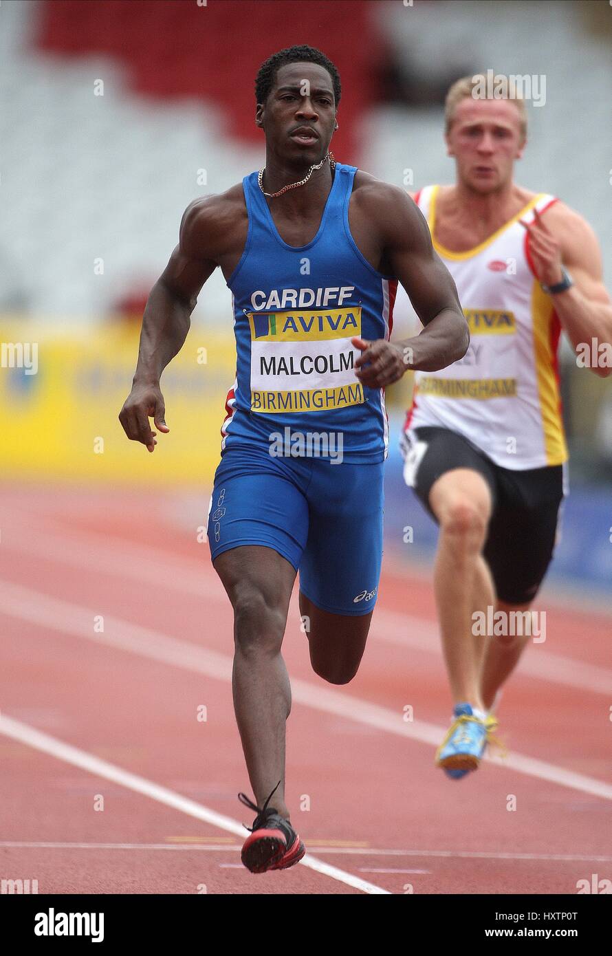 CHRISTIAN MALCOLM 100 METRES ALEXANDER STADIUM BIRMINGHAM ENGLAND 11 ...