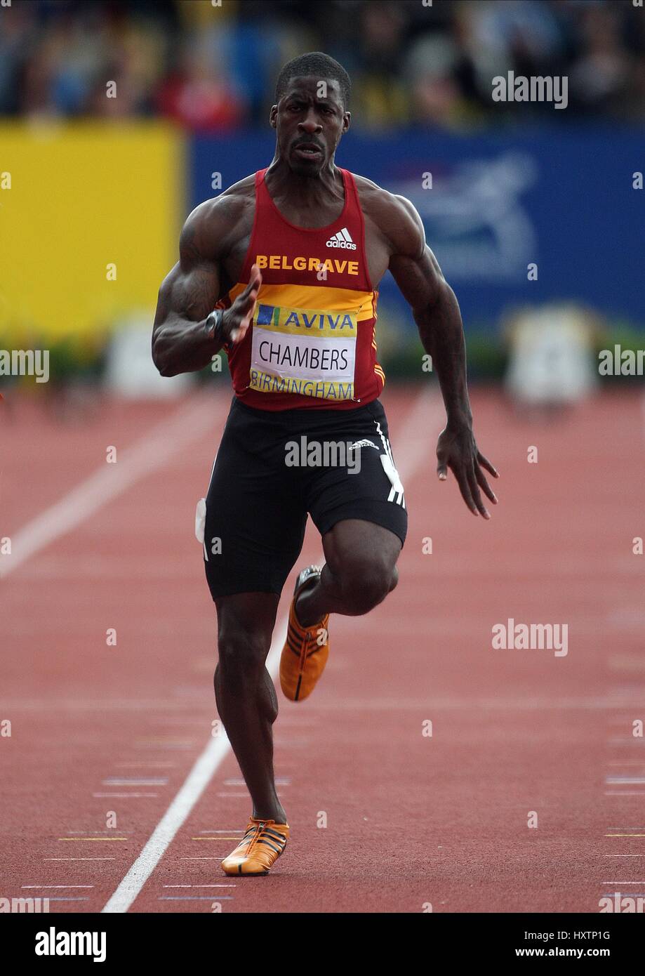 DWAIN CHAMBERS 100 METRES ALEXANDER STADIUM BIRMINGHAM ENGLAND 12 July ...