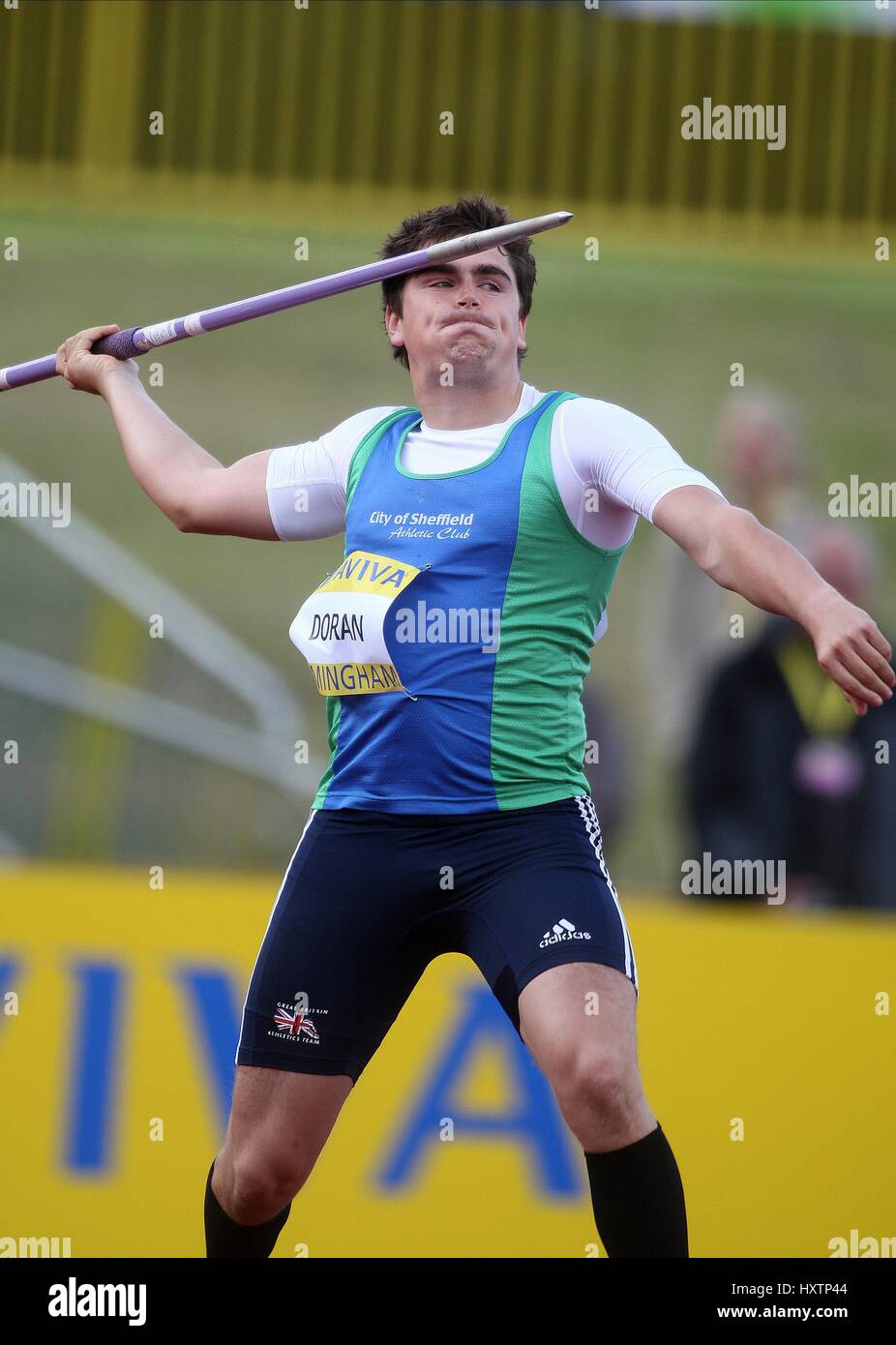LEE DORAN JAVELIN ALEXANDER STADIUM BIRMINGHAM ENGLAND 12 July 2008 ...