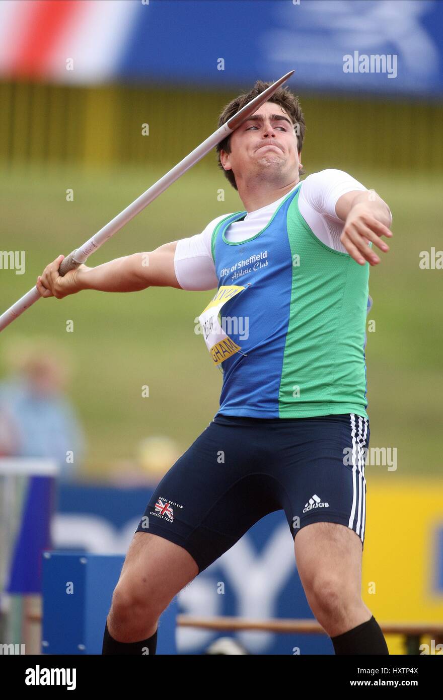 LEE DORAN JAVELIN ALEXANDER STADIUM BIRMINGHAM ENGLAND 12 July 2008 ...