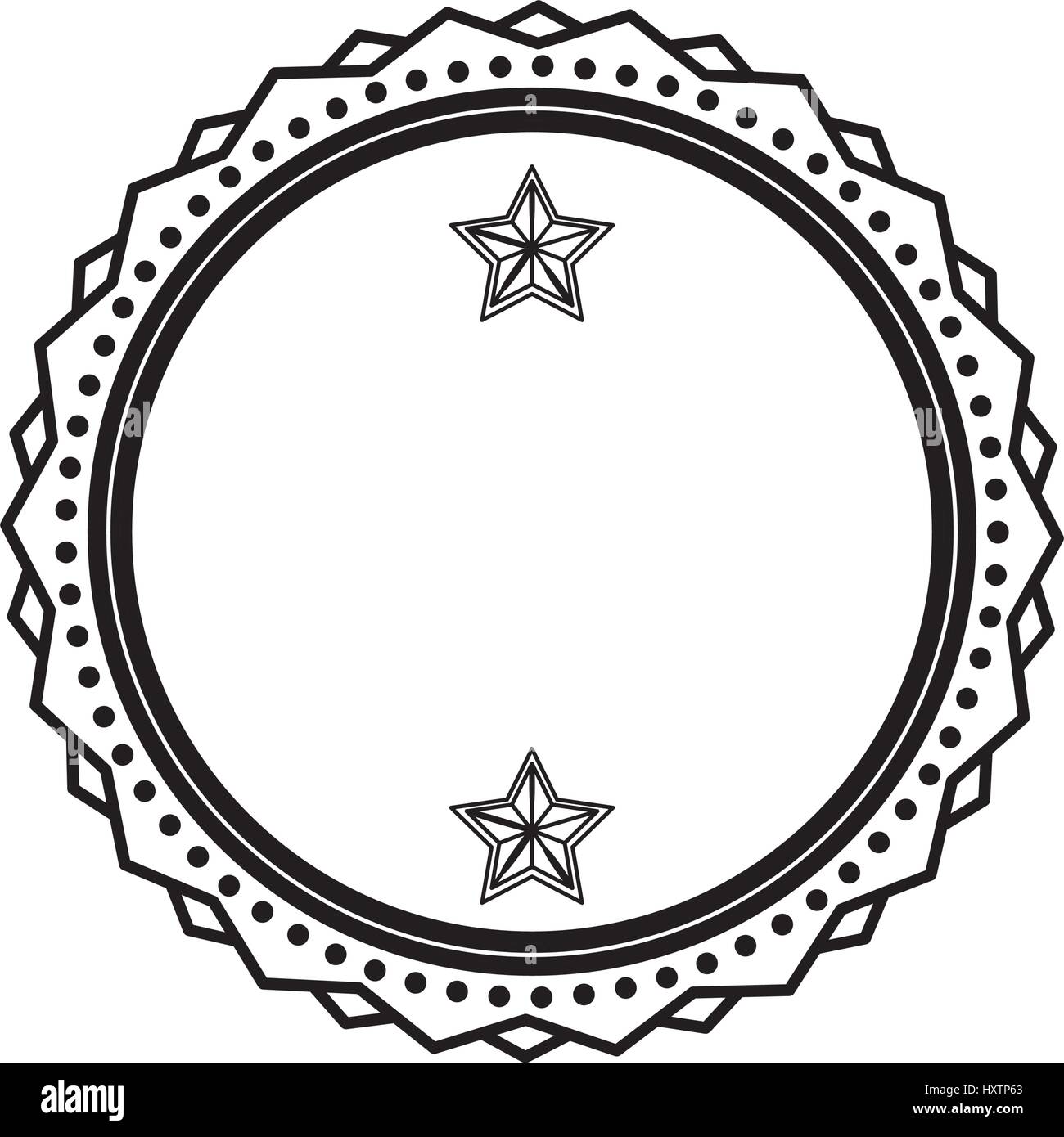 Empty stamp label icon vector illustration graphic design Stock Vector ...