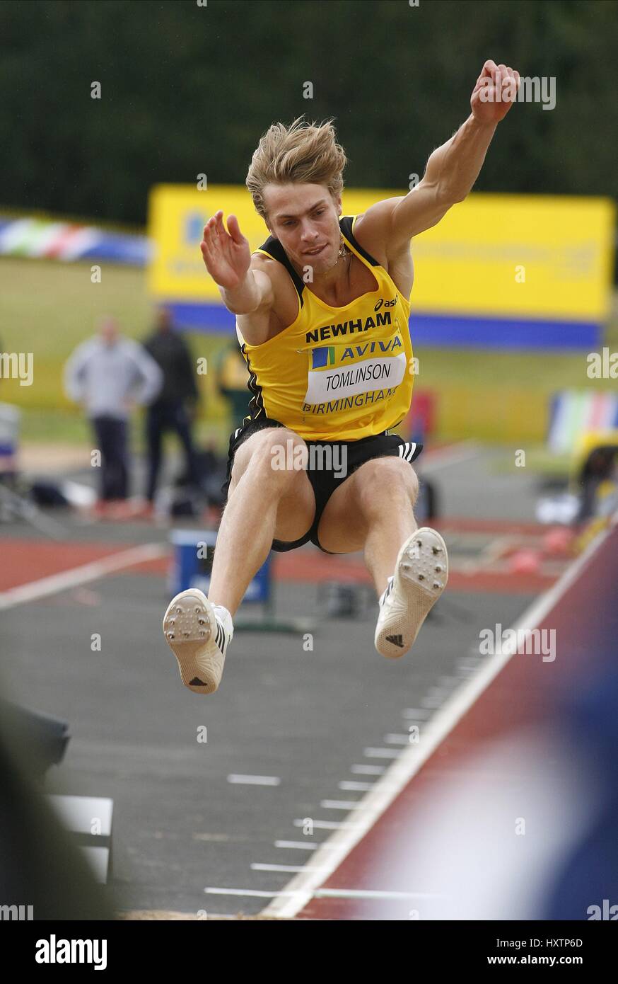 CHRISTOPHER TOMLINSON LONG JUMP ALEXANDER STADIUM BIRMINGHAM ENGLAND 12 ...