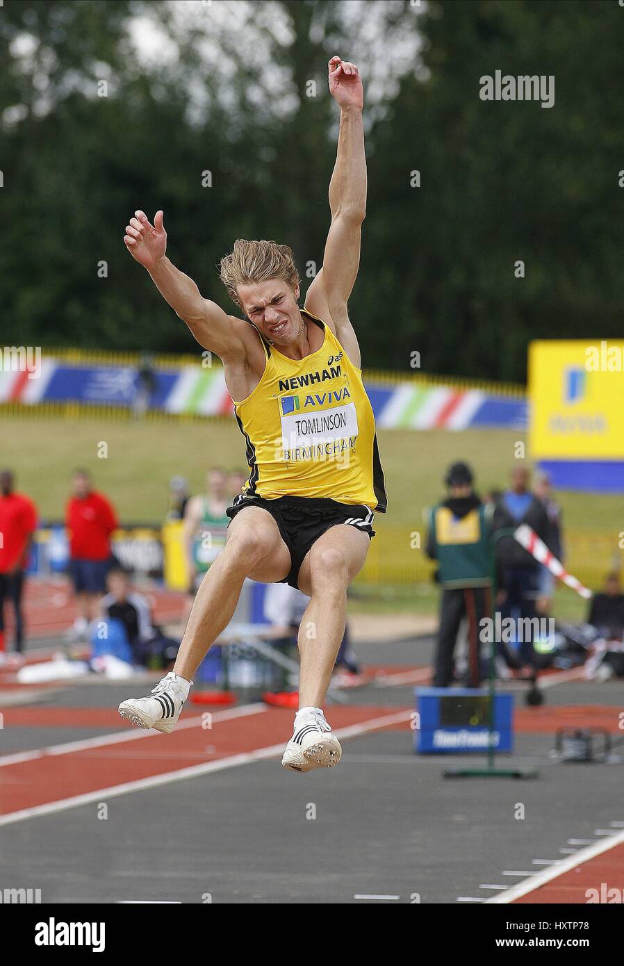 CHRISTOPHER TOMLINSON LONG JUMP ALEXANDER STADIUM BIRMINGHAM ENGLAND 12 ...