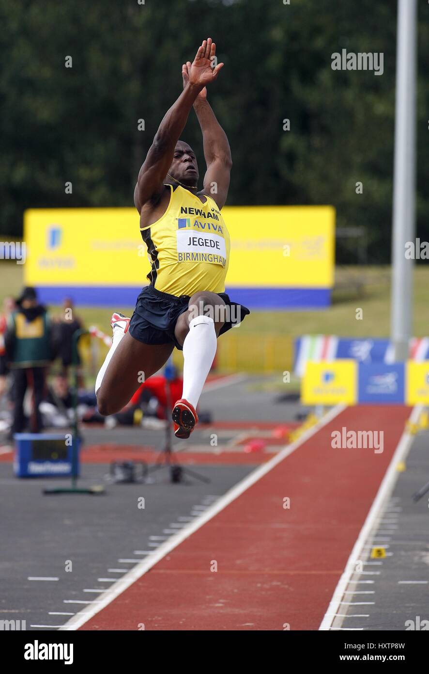 J.J JEGEDE LONG JUMP ALEXANDER STADIUM BIRMINGHAM ENGLAND 12 July 2008 ...