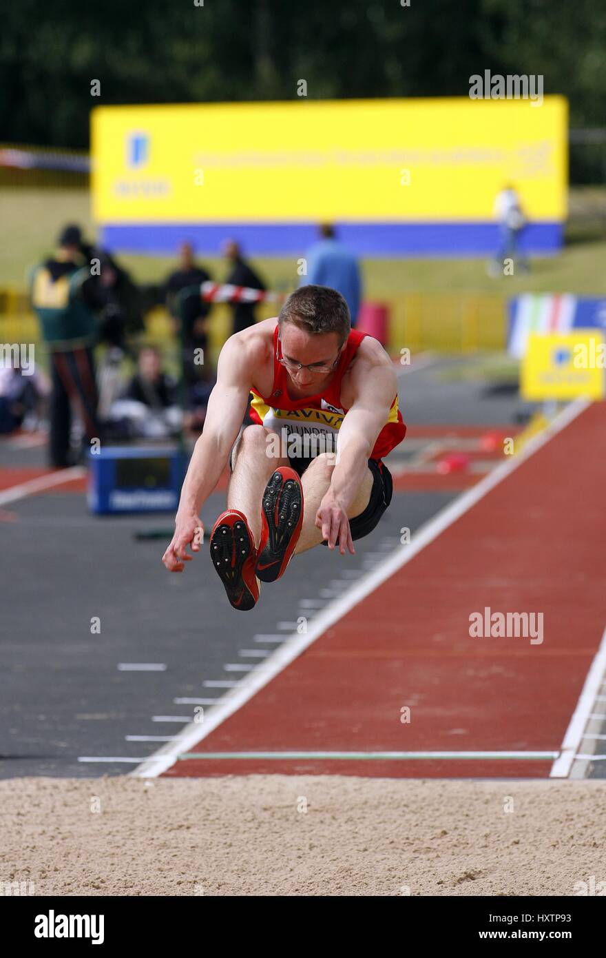 JAMIE BLUNDELL LONG JUMP ALEXANDER STADIUM BIRMINGHAM ENGLAND 12 July ...