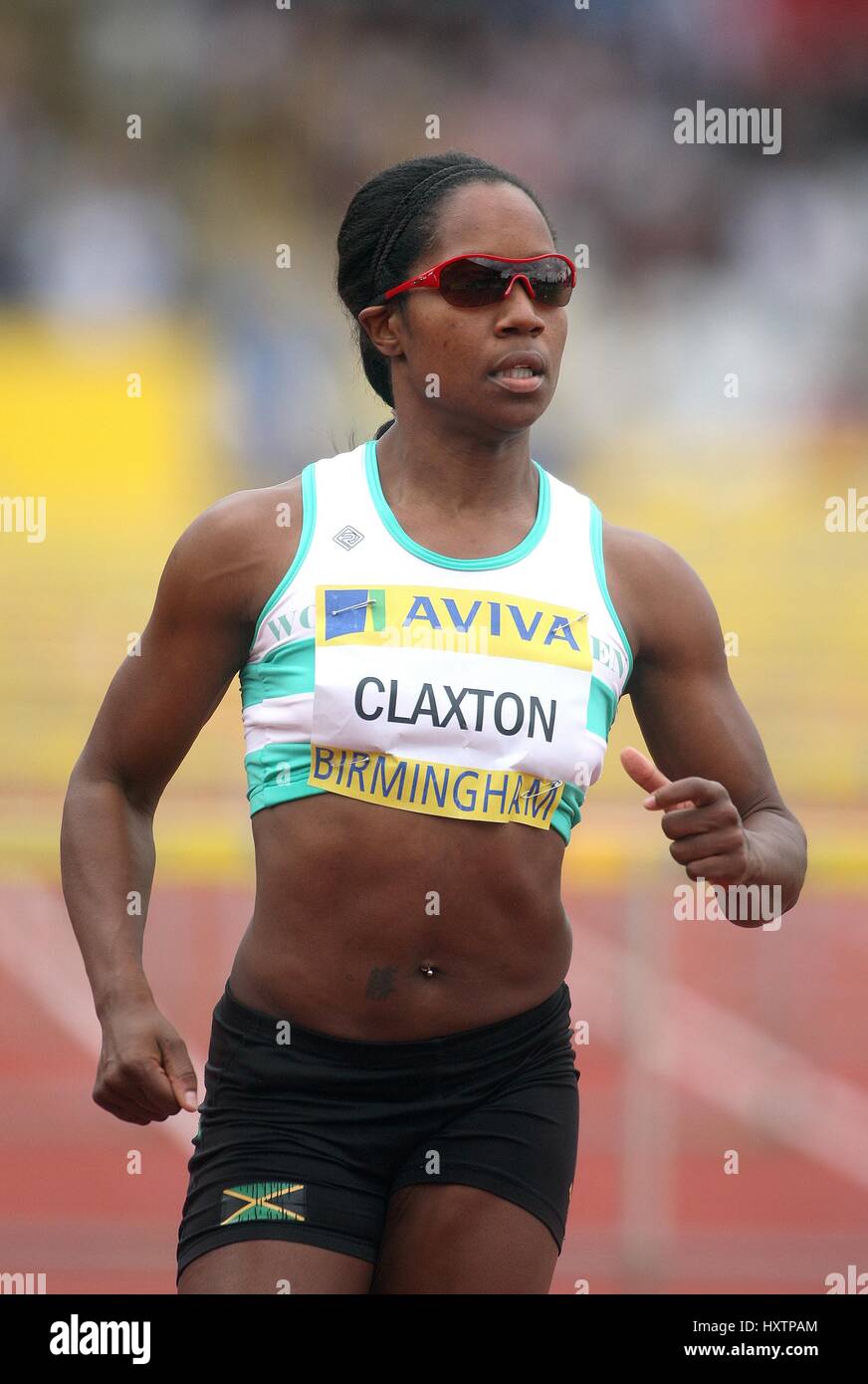 SARAH CLAXTON 100 METRES HURDLES ALEXANDER STADIUM BIRMINGHAM ENGLAND ...