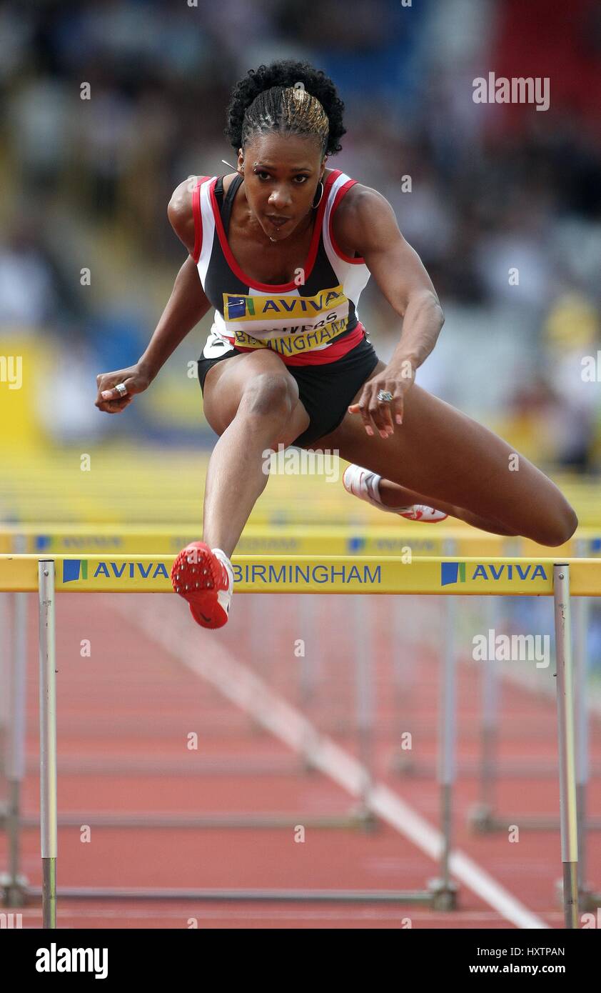 TASHA DANVERS 100 METRES HURDLES ALEXANDER STADIUM BIRMINGHAM ENGLAND ...