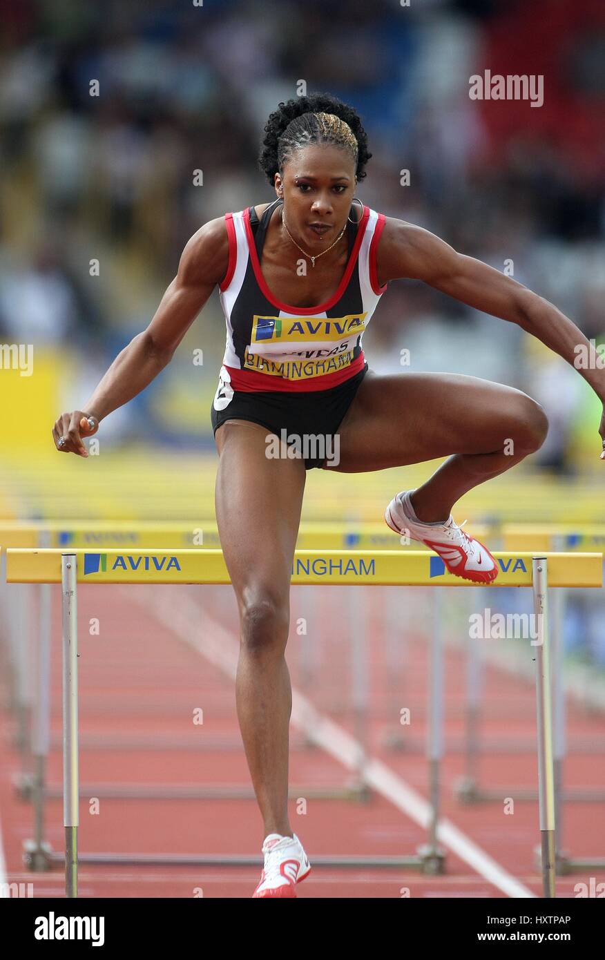 TASHA DANVERS 100 METRES HURDLES ALEXANDER STADIUM BIRMINGHAM ENGLAND ...