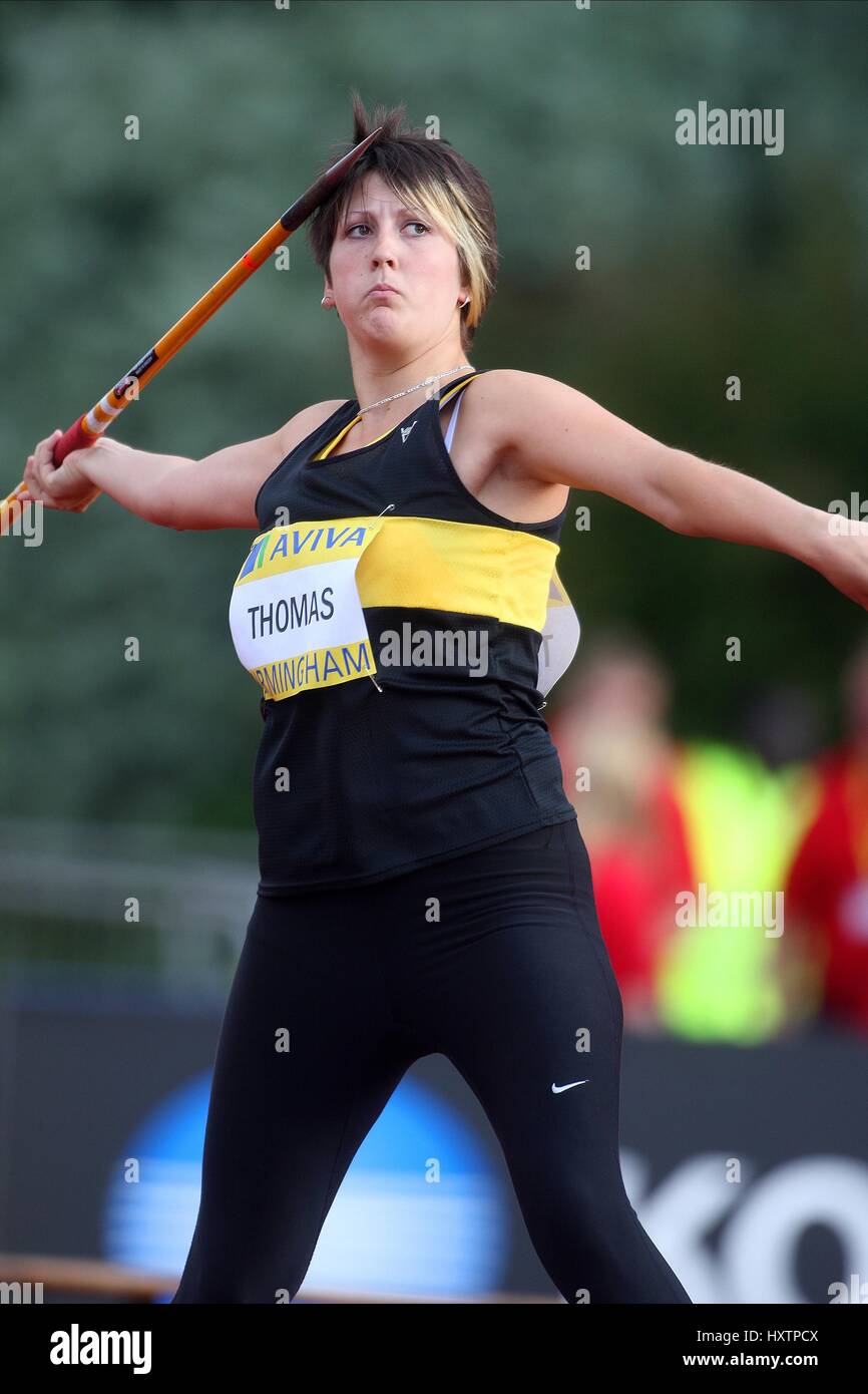 HAYLEY THOMAS JAVELIN ALEXANDER STADIUM BIRMINGHAM ENGLAND 13 July 2008 ...