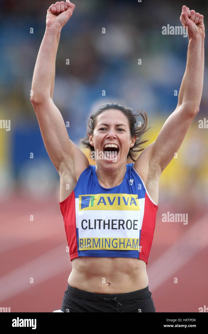 HELEN CLITHEROE 3000 METRES STEEPLECHASE ALEXANDER STADIUM BIRMINGHAM ...