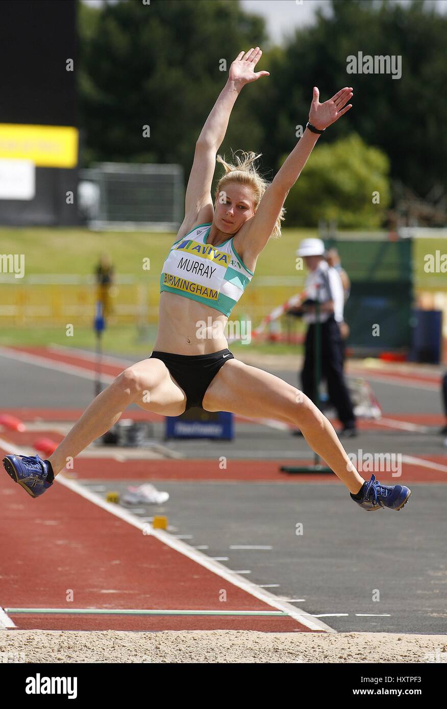 KIM MURRAY LONG JUMP ALEXANDER STADIUM BIRMINGHAM ENGLAND 13 July 2008 ...