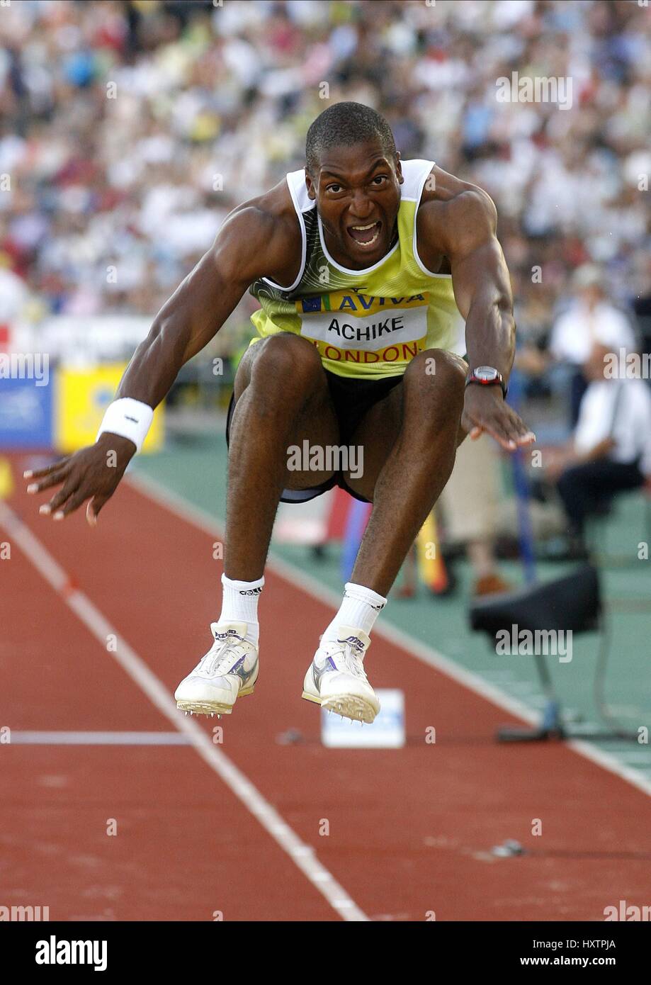 LARRY ACHIKE TRIPLE JUMP CRYSTAL PALACE LONDON ENGLAND 25 July 2008 ...