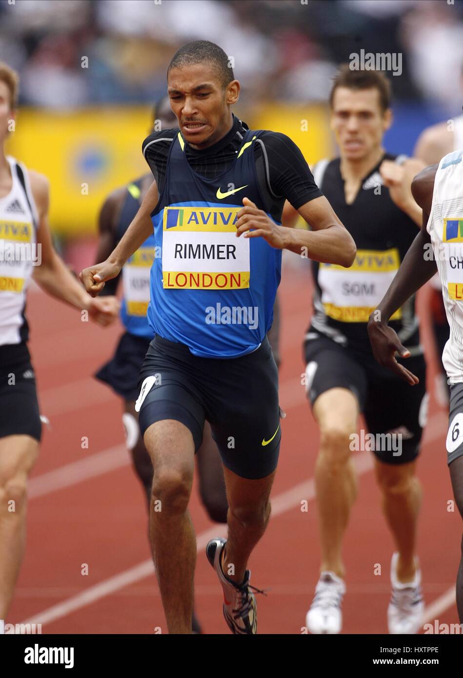 MICHAEL RIMMER 800 METRES CRYSTAL PALACE LONDON ENGLAND 26 July 2008 ...