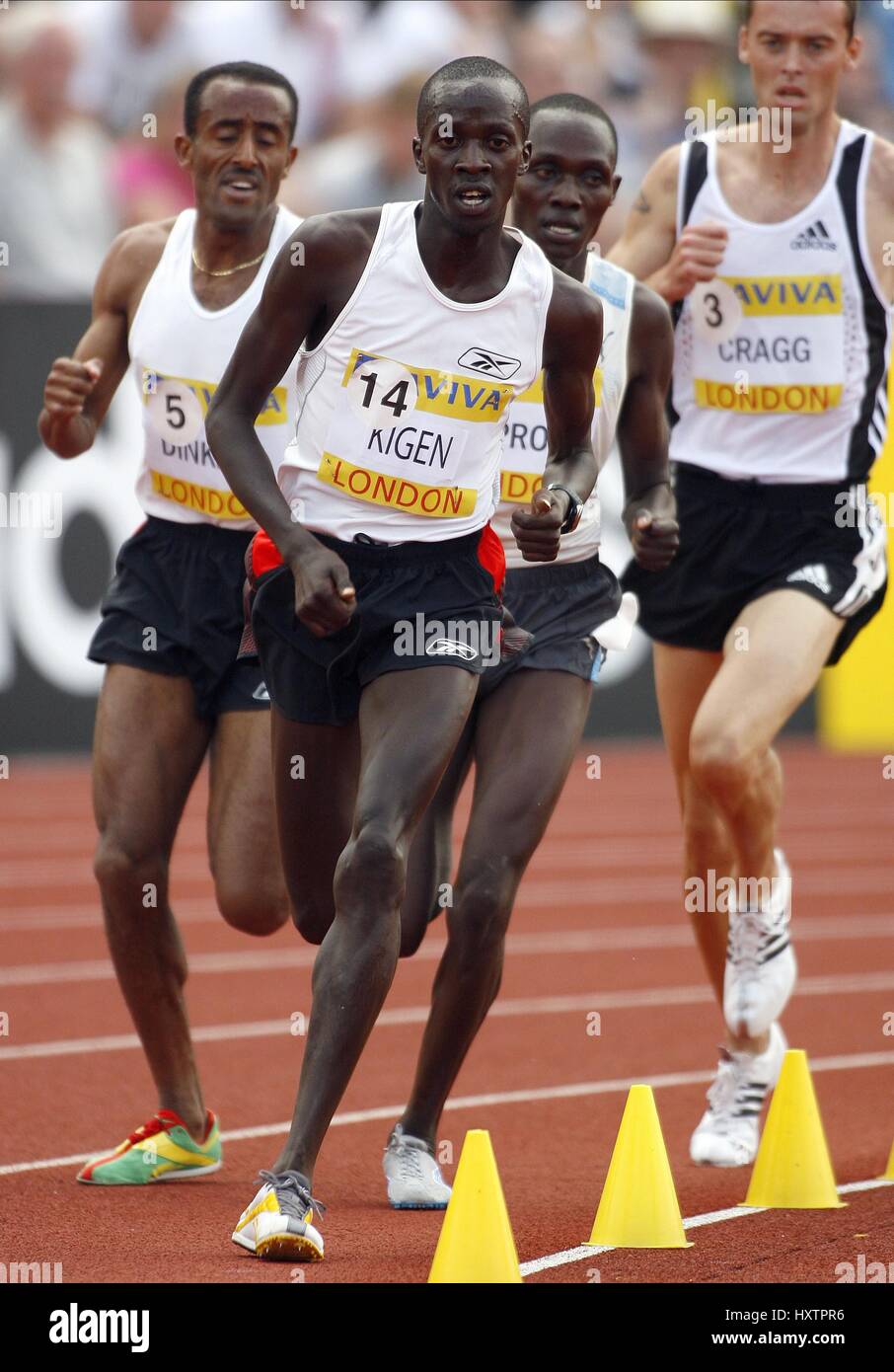 MIKE KIGEN 3000 METRES CRYSTAL PALACE LONDON ENGLAND 26 July 2008 Stock ...