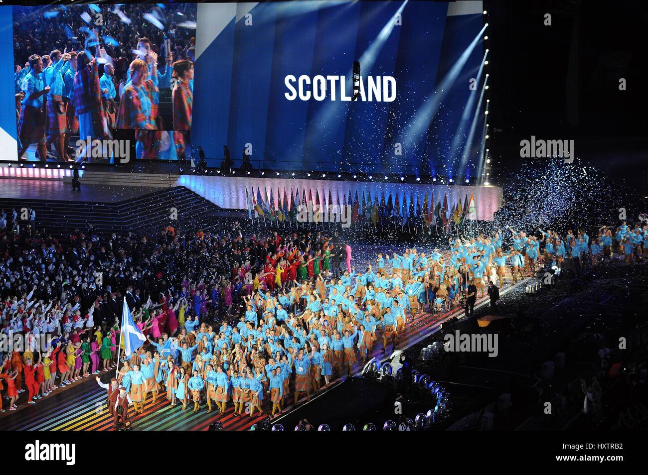 SCOTLAND OF MAN TEAM COMMONWEALTH GAMES OPENING COMMONWEALTH GAMES ...