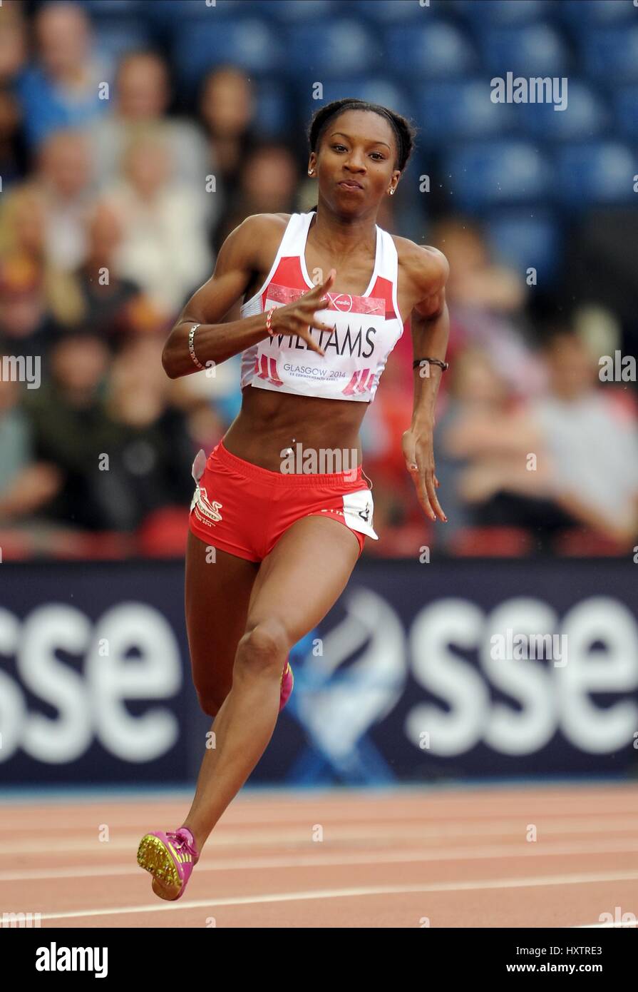 BIANCA WILLIAMS 200 METERS 200 METERS HAMPDEN PARK GLASGOW SCOTLAND 31 ...