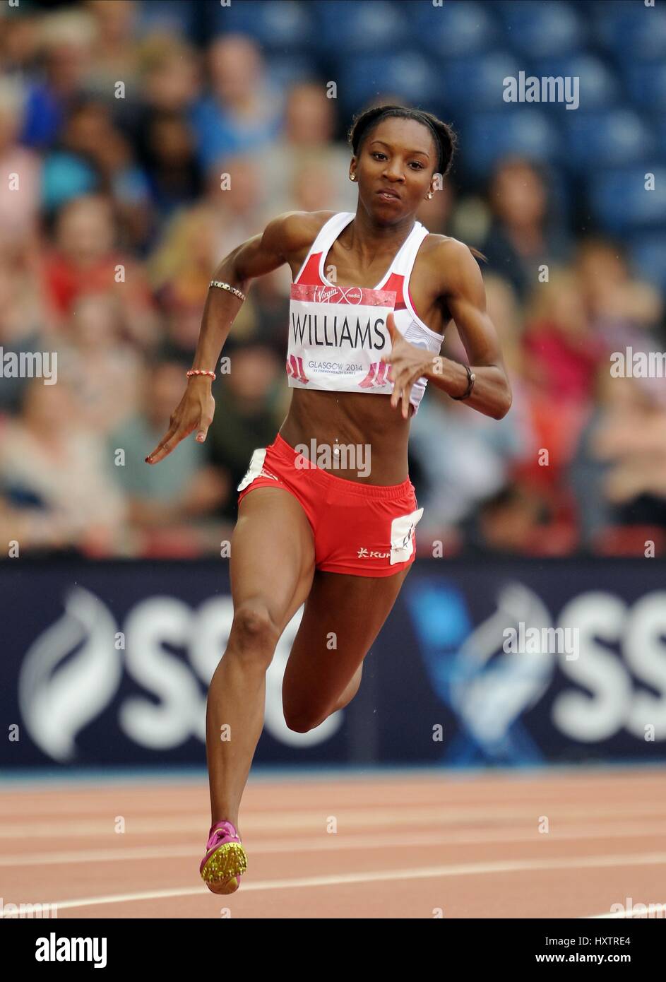 BIANCA WILLIAMS 200 METERS 200 METERS HAMPDEN PARK GLASGOW SCOTLAND 31 ...