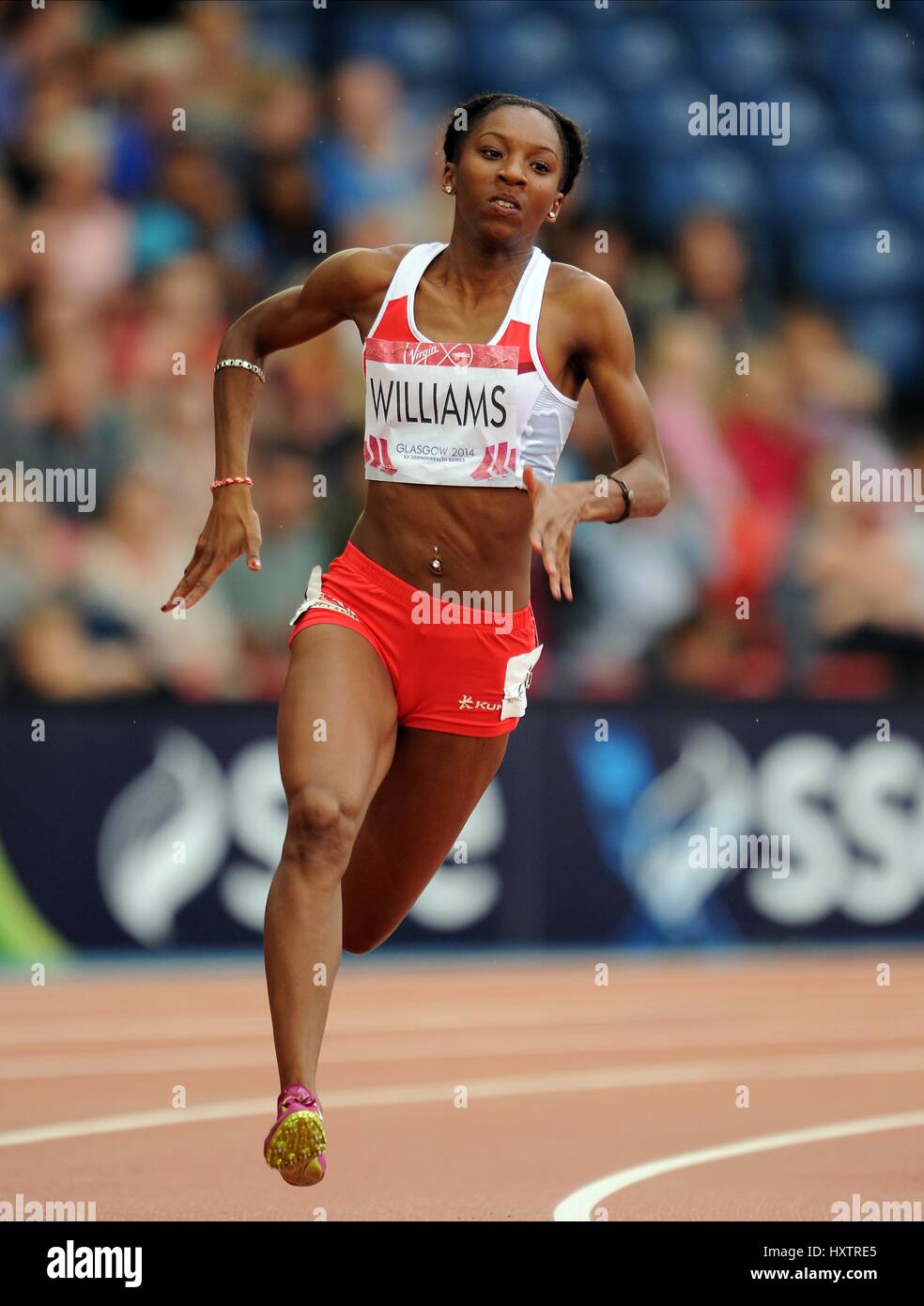 BIANCA WILLIAMS 200 METERS 200 METERS HAMPDEN PARK GLASGOW SCOTLAND 31 ...