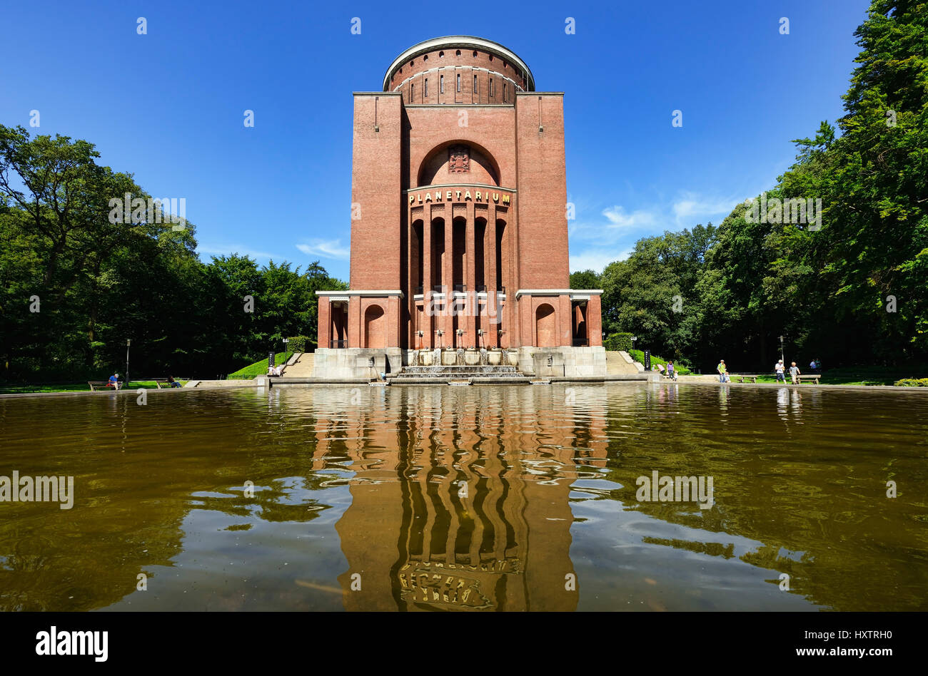 City park with planetarium in hamburg hi-res stock photography and ...