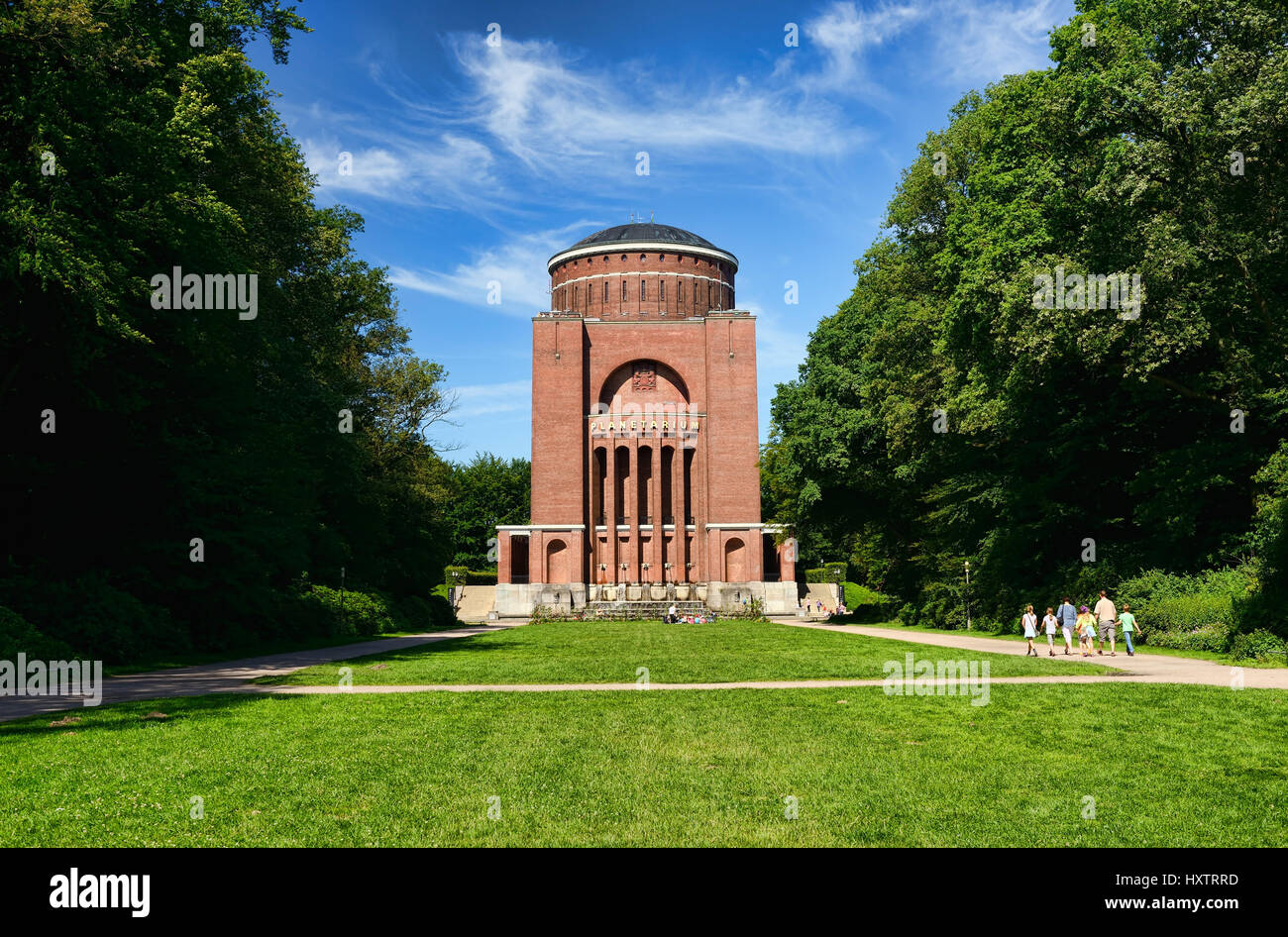 City park with planetarium in hamburg hi-res stock photography and ...