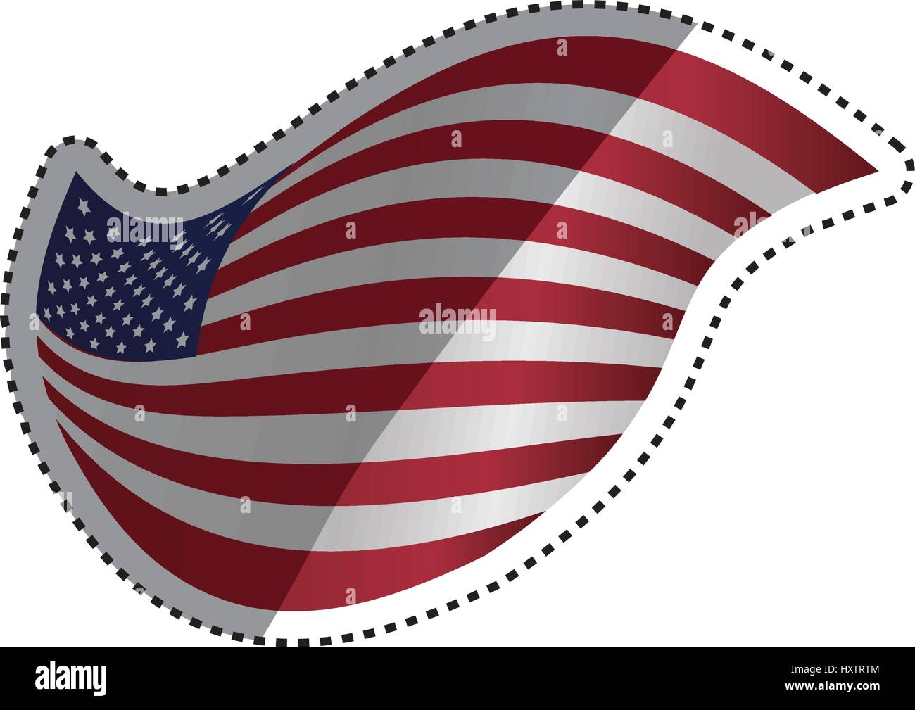 United states patriotic emblem icon vector ilustration graphic design ...