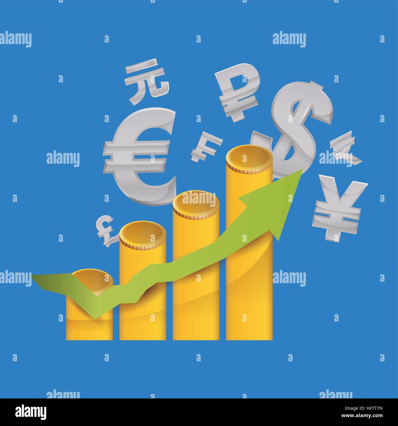 Global money economy icon vector illustration graphic design Stock ...